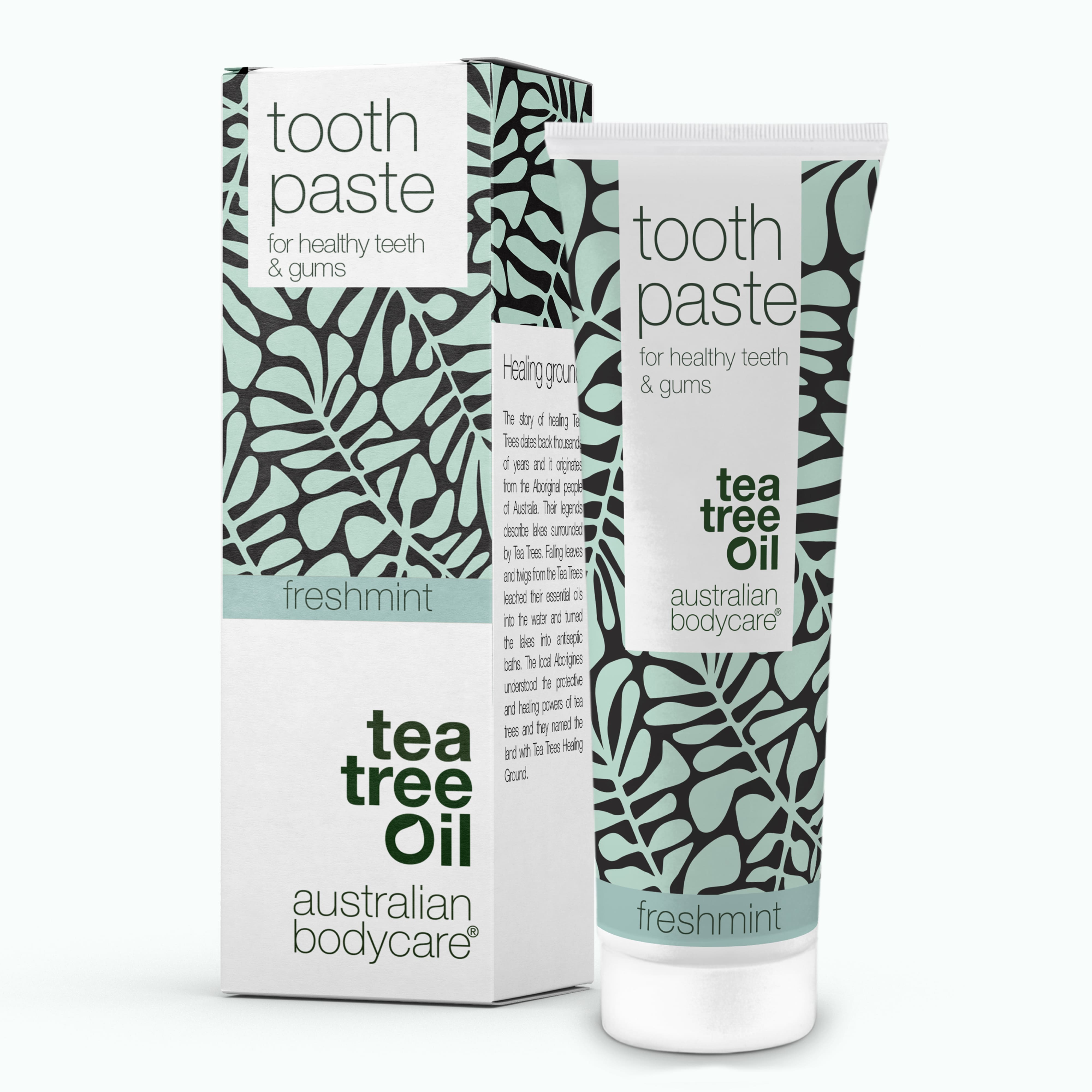 Toothpaste with Tea Tree Oil - daily care of gingivitis & oral thrush