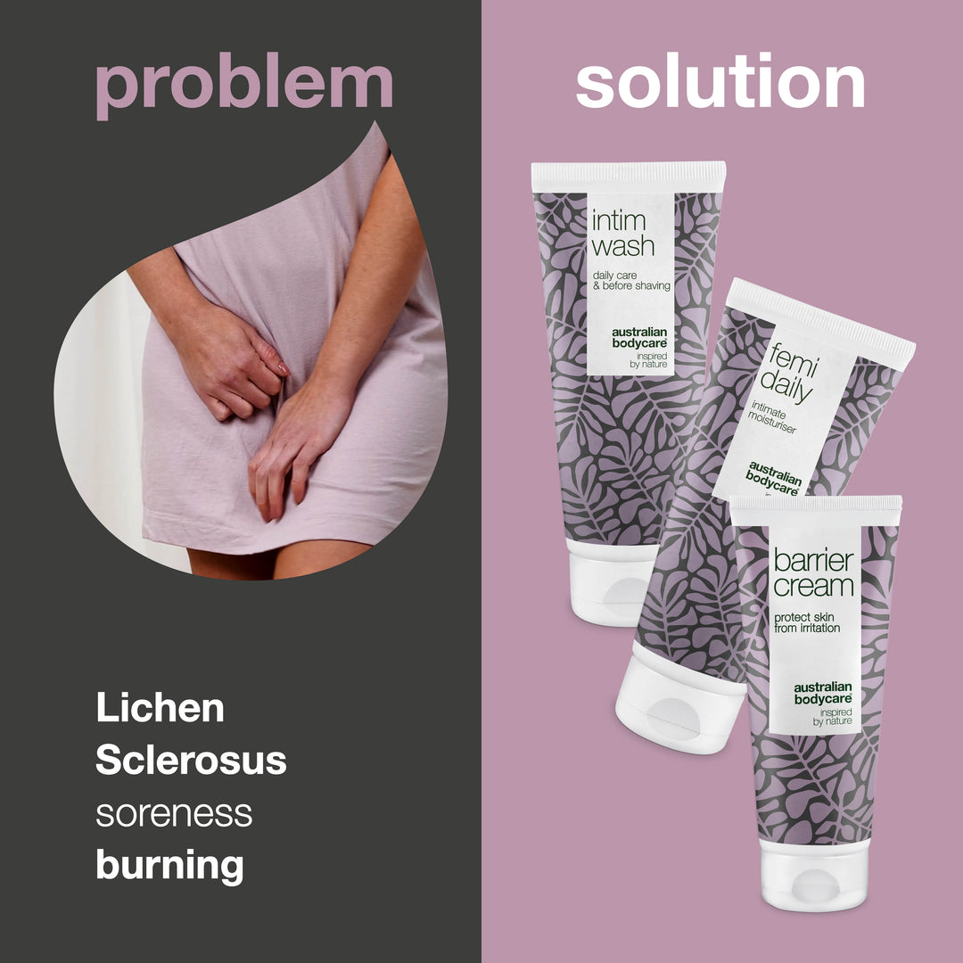Kit for the care of Lichen Sclerosus - Soothing intimate products