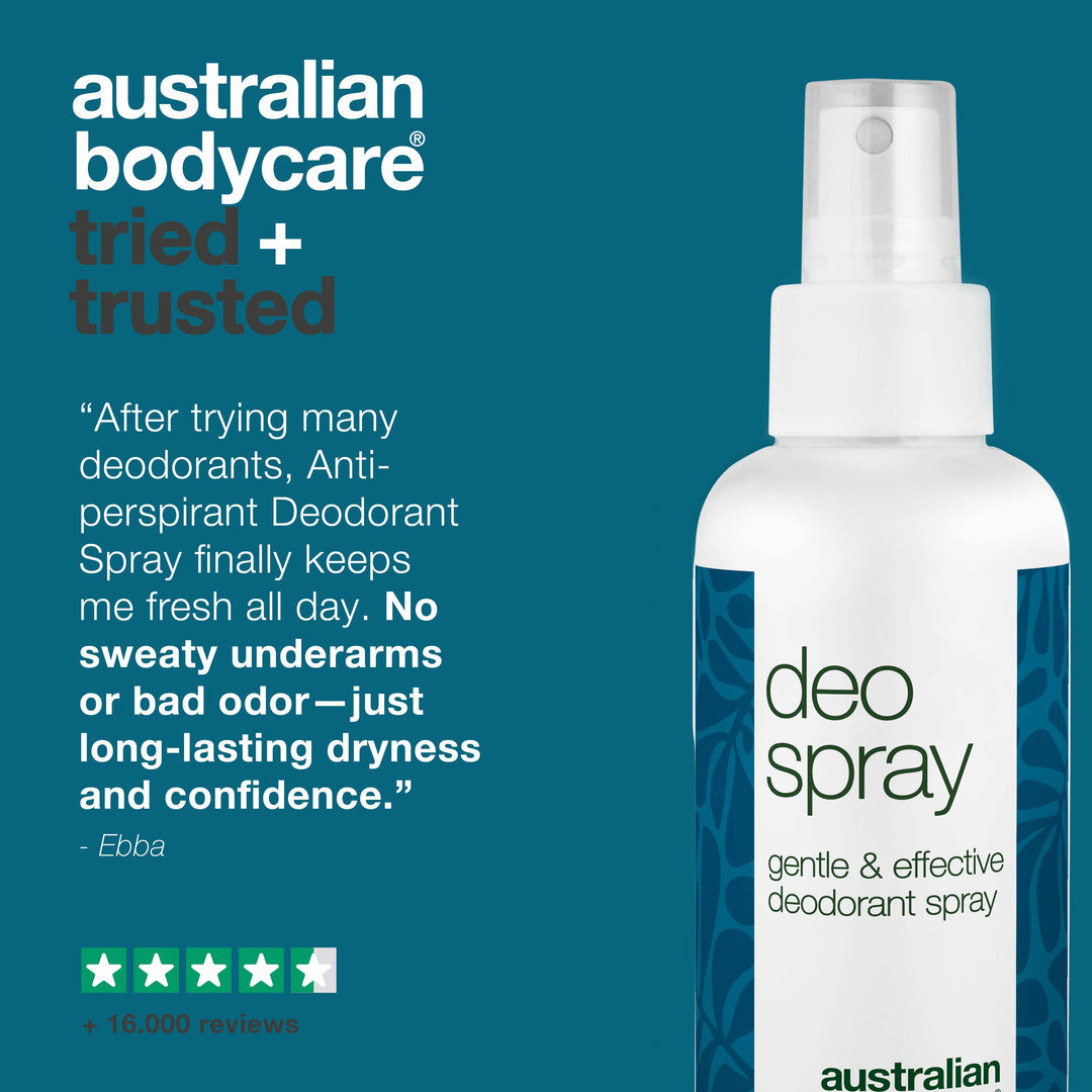 Long-lasting Deodorant Spray – Reduces Sweat and Prevents Body Odor