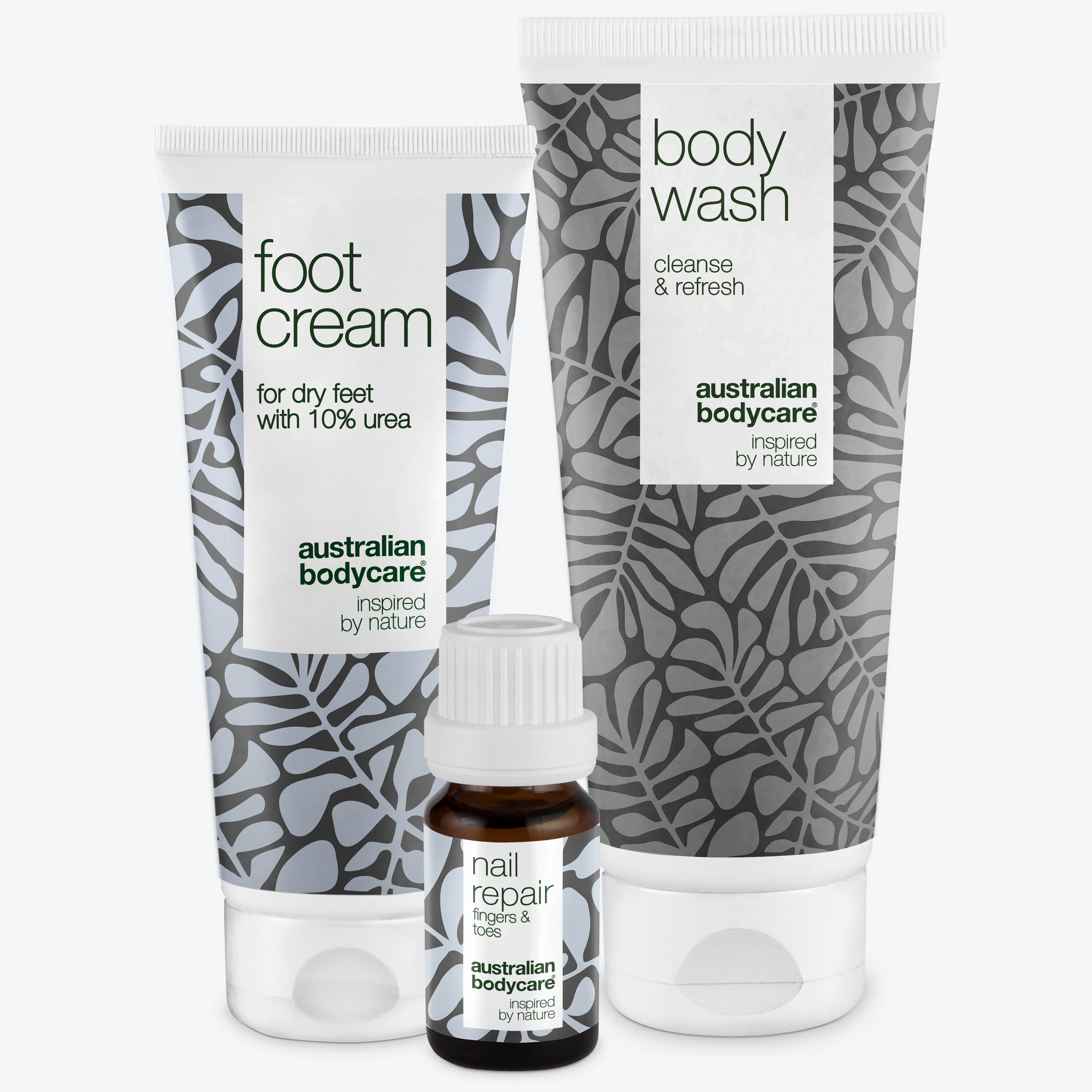 Footcare kit — 3 products for daily foot care of dry feet and yellow n