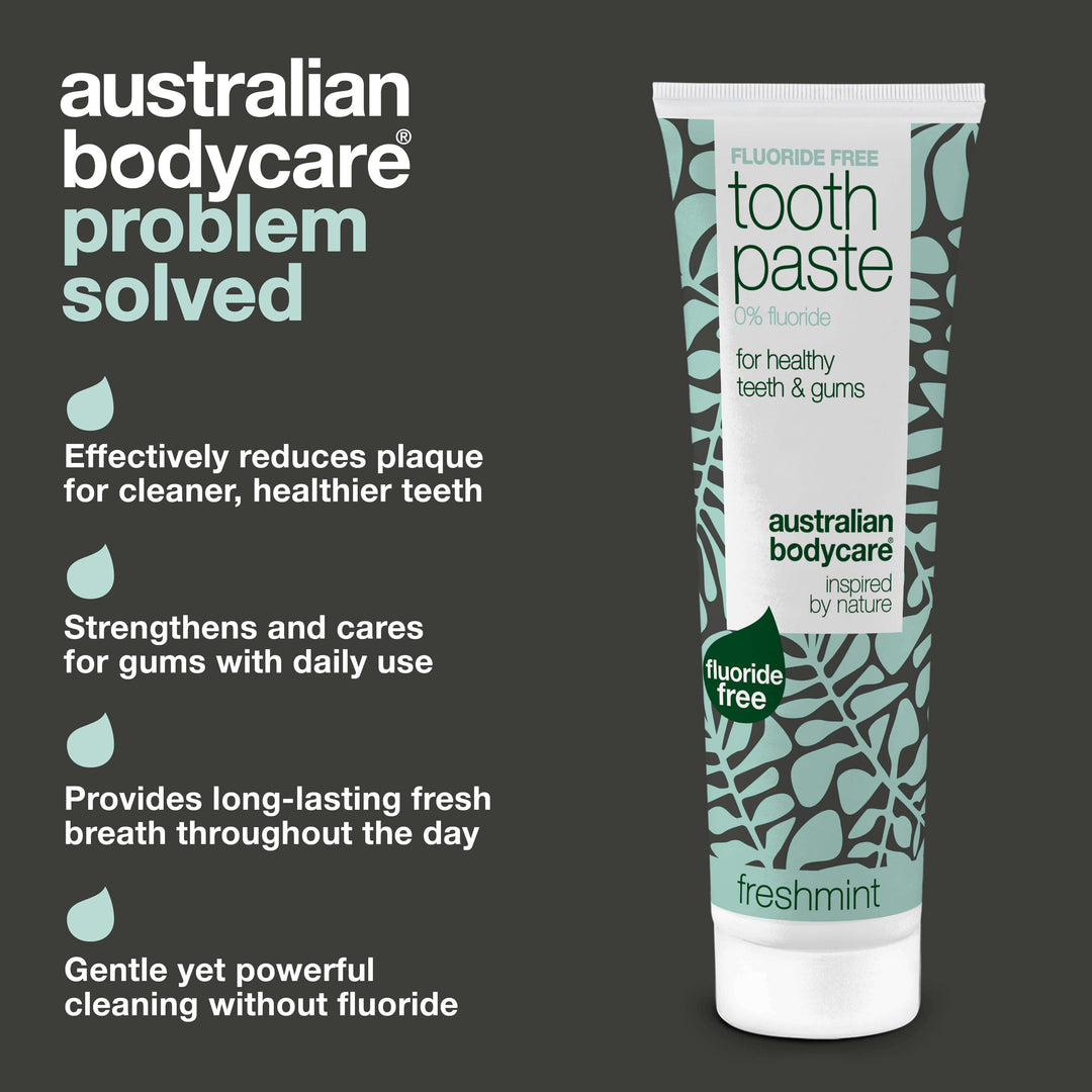 Fluoride-Free Toothpaste – Fights Plaque, Strengthens Gums & Freshens ...