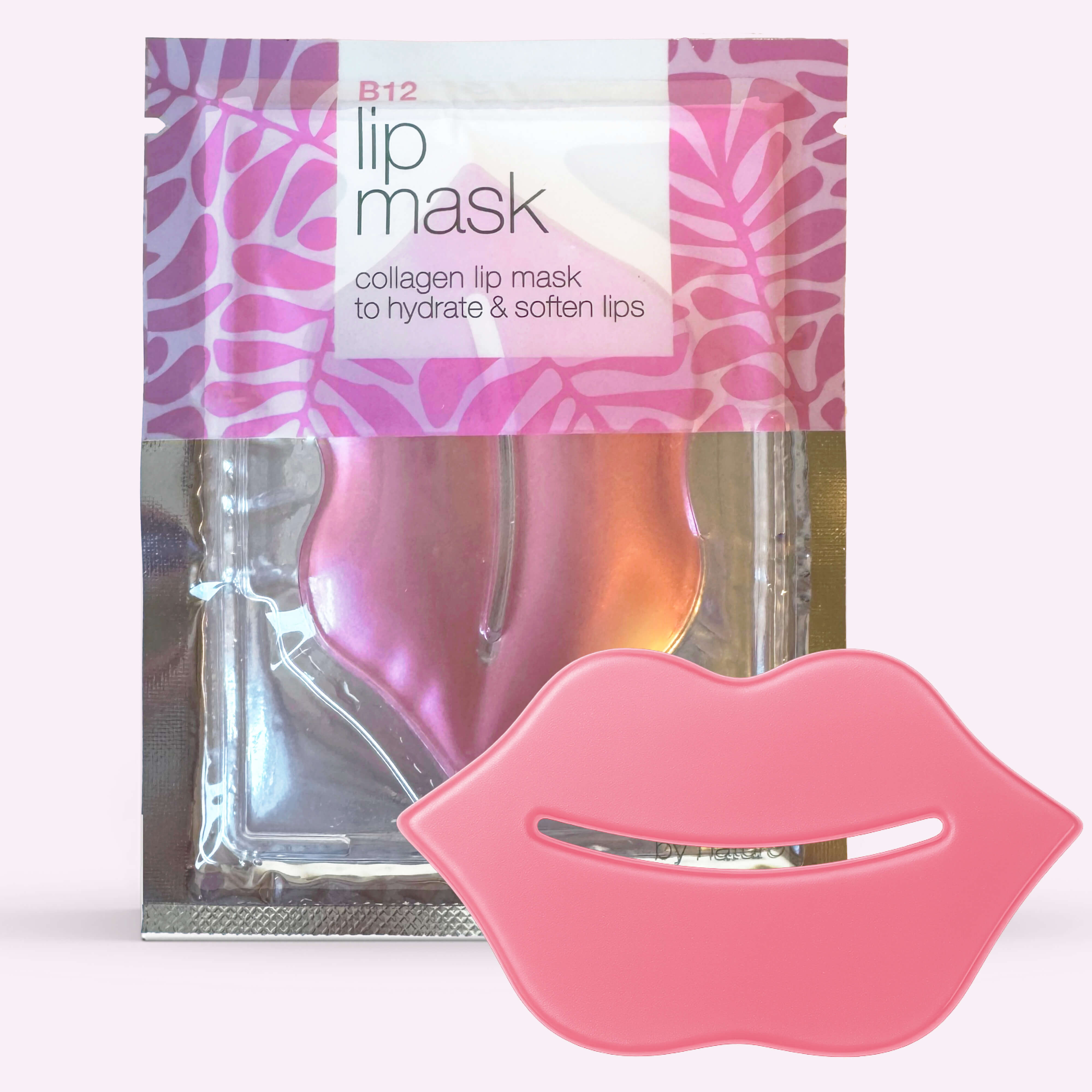Lip Mask for Dry, Chapped Lips and Fine Lines – with B12 and Collagen